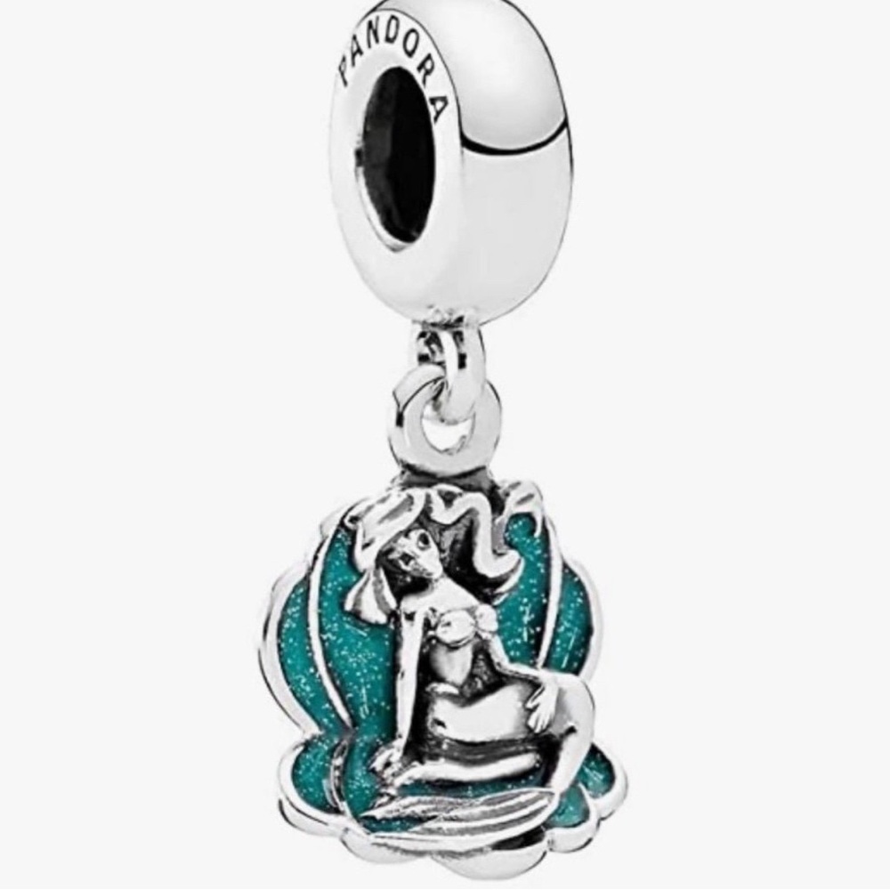 Ariel Little Mermaid Pandora Charm - Gem